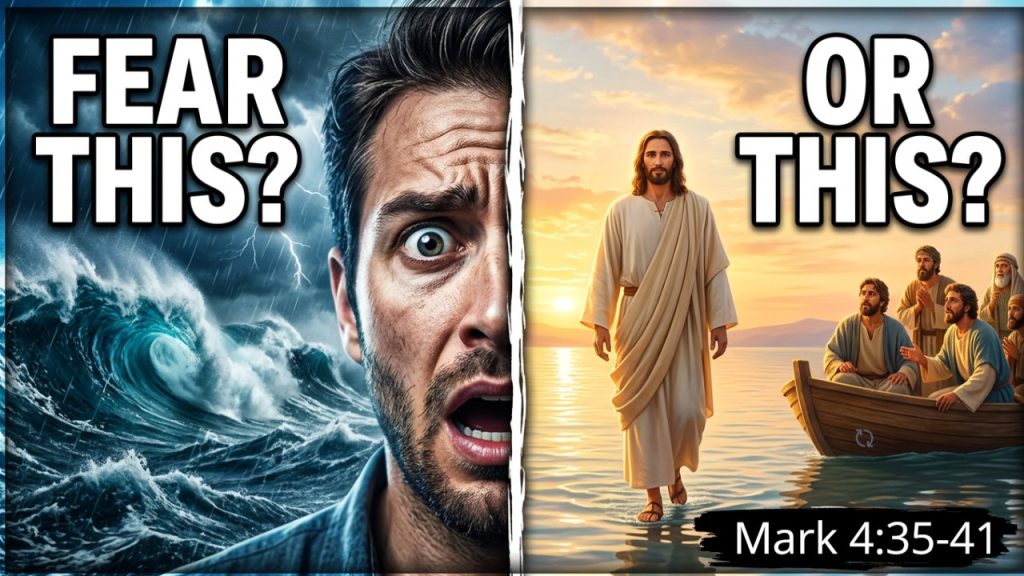 Faith vs Fear in the Storm: Jesus Calms the Sea (Mark 4:35–41)
